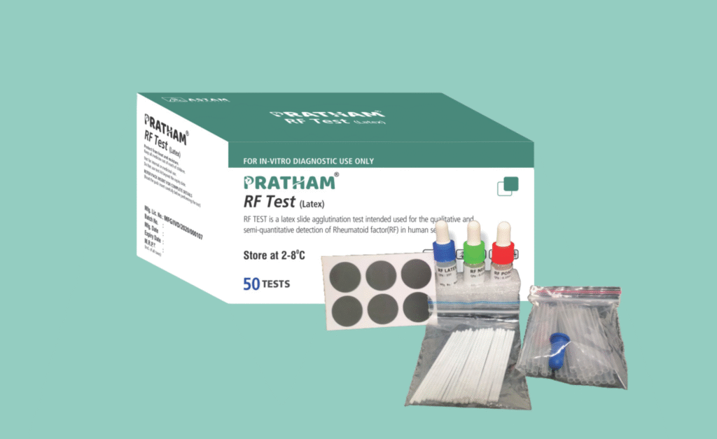 RF Latex Test Kit Manufacturer in India | Rheumatoid Factor Test Kit